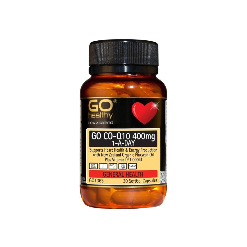 Go CoQ10 400MG 1-A-Day 30 Soft Gel Capsules – Corner Pharmacy ...